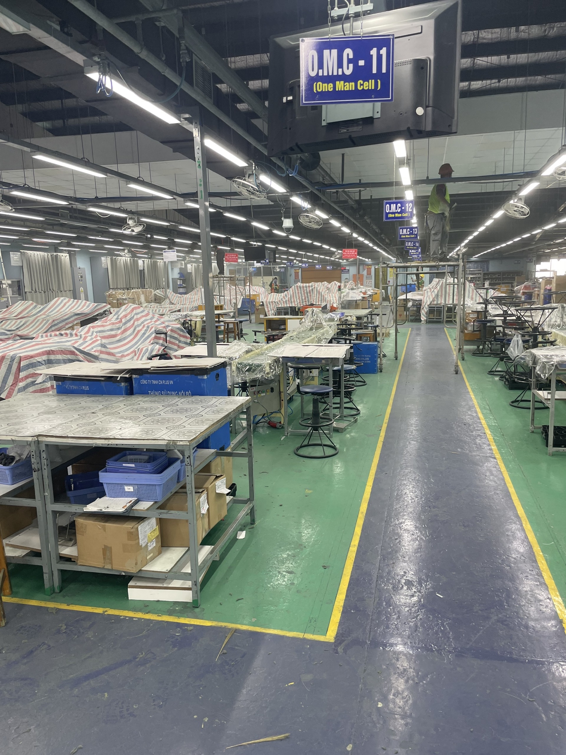 Vệ sinh nhà xưởng Cty PLUS KCN Biên Hòa-Vệ sinh Kiến An Phát